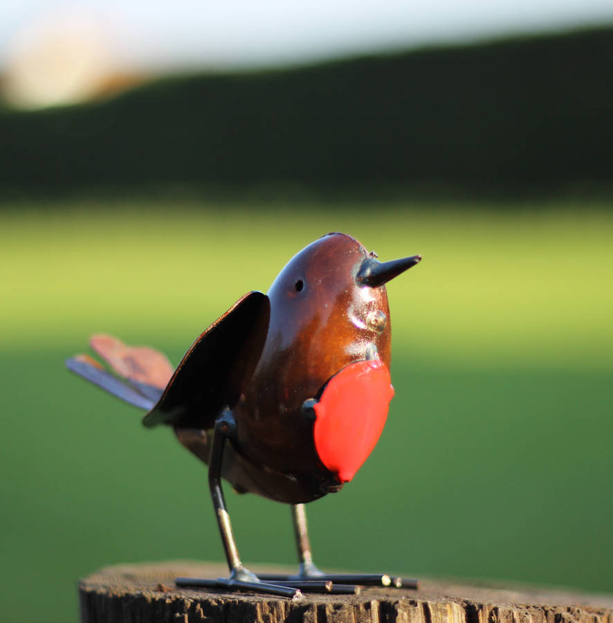 robin handmade recycled metal garden sculpture by chi-africa ...