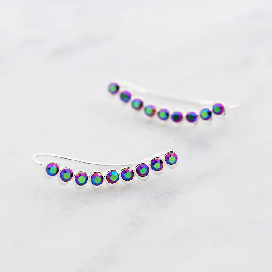 Ear Crawler With Swarovski Crystals By J&S Jewellery ...