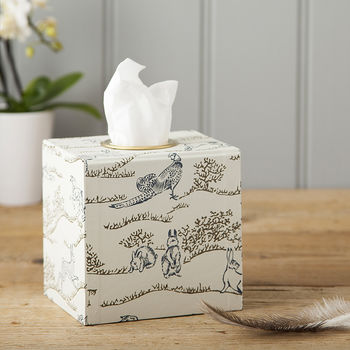 Decorative Tissue Box Cover By Harris & Jones | notonthehighstreet.com