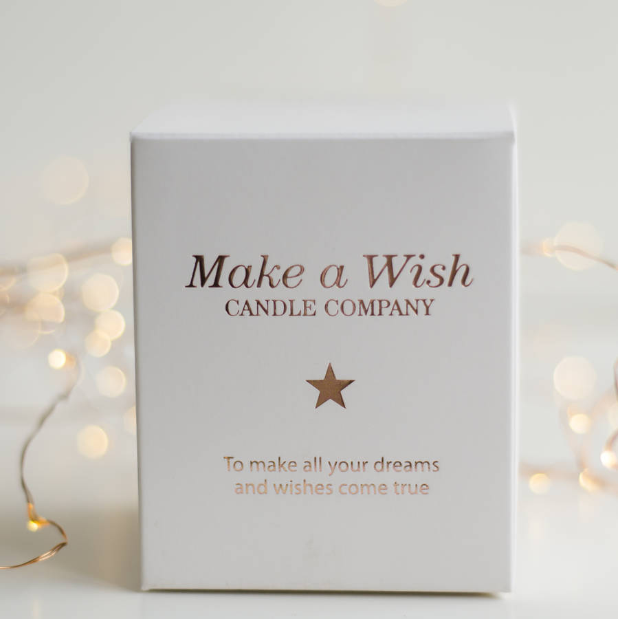 make a wish to say thank you candle by make a wish candle company ...