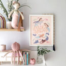 'make Waves' Mermaid Print By Paperknots | notonthehighstreet.com