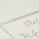 Personalised Silver Sparkle Wedding Post Box By Dreams To Reality ...