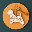 Personalised Pet Dog Engraved Keyring By Bombus | notonthehighstreet.com