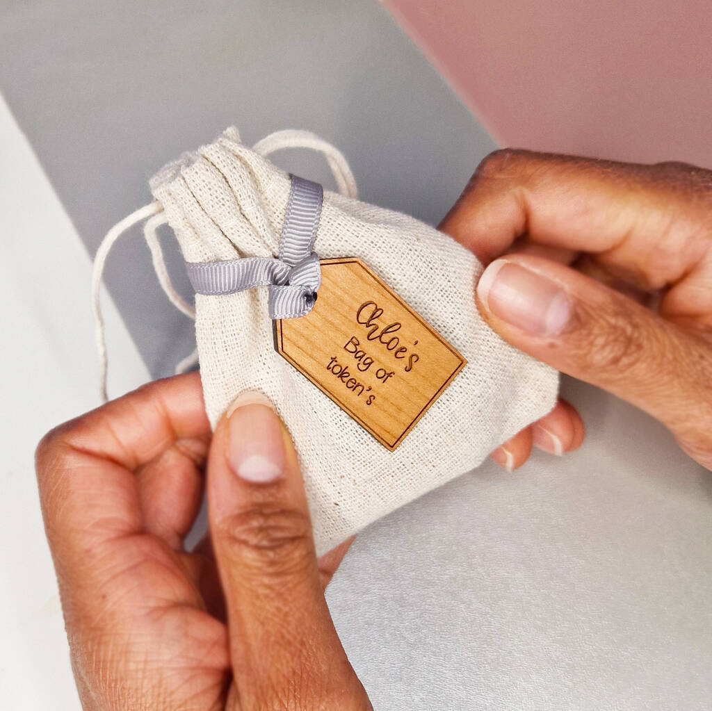 Wooden Personalised Anniversary Love Letter Tokens By Joanna Emily ...