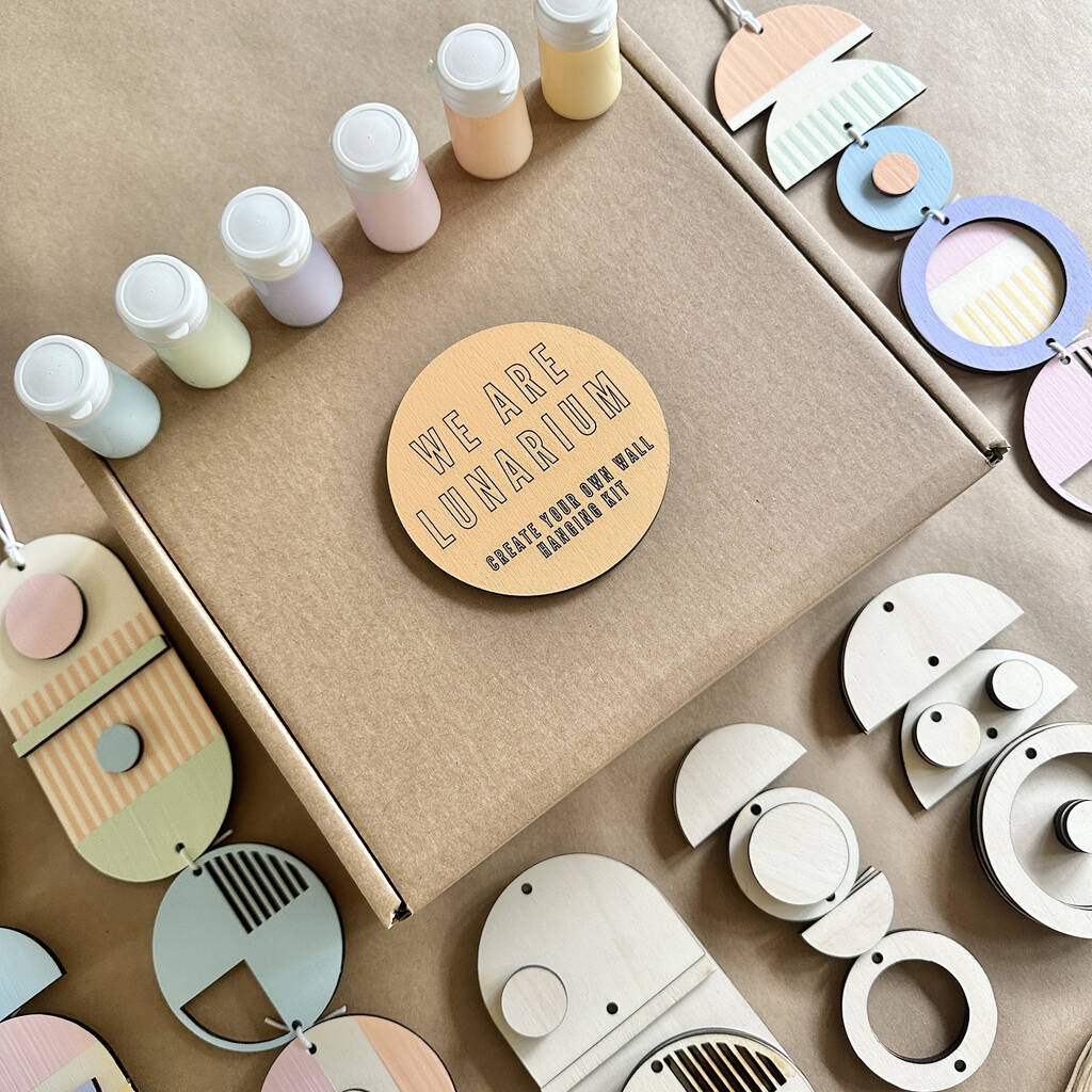 Create Your Own Wall Art Kit Pastel Rainbow By We Are Lunarium