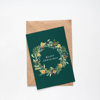 Botanical Christmas Card Pack By Hannah Green Illustration