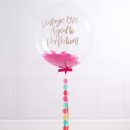 personalised happy 40th confetti bubble balloon by bubblegum balloons ...