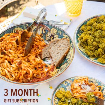 Three Month Fresh Pasta Dishes E Gift Subscription By Pasta Evangelists ...