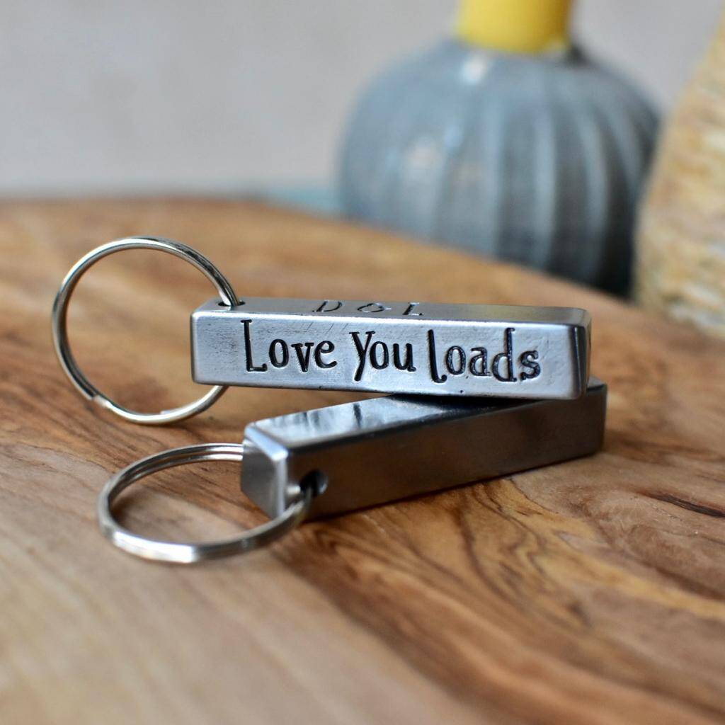 Personalised Iron Bar Keyring For 6th Anniversary By Coach House Forge ...