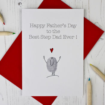 Step Dad Father's Day Card By Adam Regester Design | notonthehighstreet.com