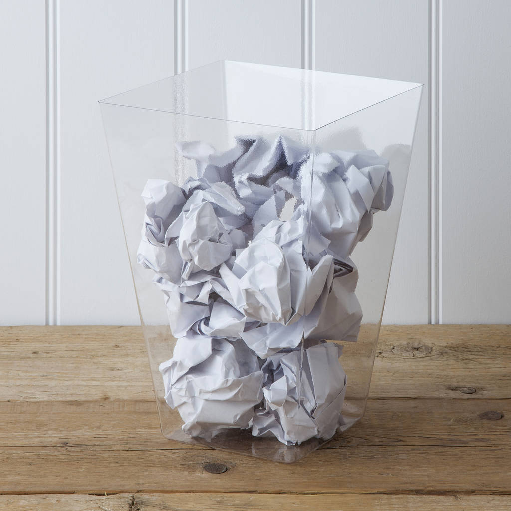 Luxury Waste Paper Bin In Linen By Harris & Jones | notonthehighstreet.com