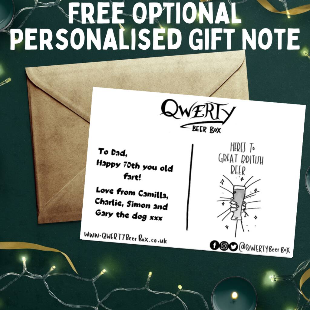 Real Ale Lover's Gift Hamper By QWERTY Beer Box | notonthehighstreet.com
