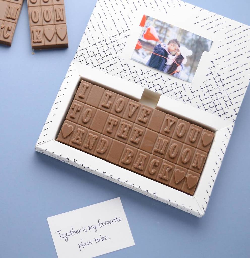 'i love you to the moon and back' chocolates by morse toad chocolate ...