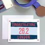 Congratulations London Marathon Card By Art Of Your Success ...