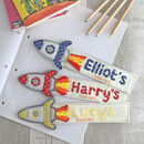 Personalised Children's Rocket Ship Bookmark By Cherish Handmade ...