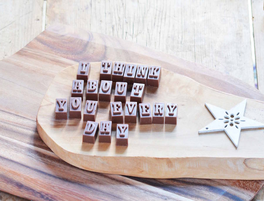 chocolate love letter by morse toad chocolate messaging ...