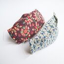 liberty print fabric washable reusable face mask by nervous stitch ...