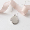 Oval Sterling Silver Locket Necklace By Grace & Valour ...