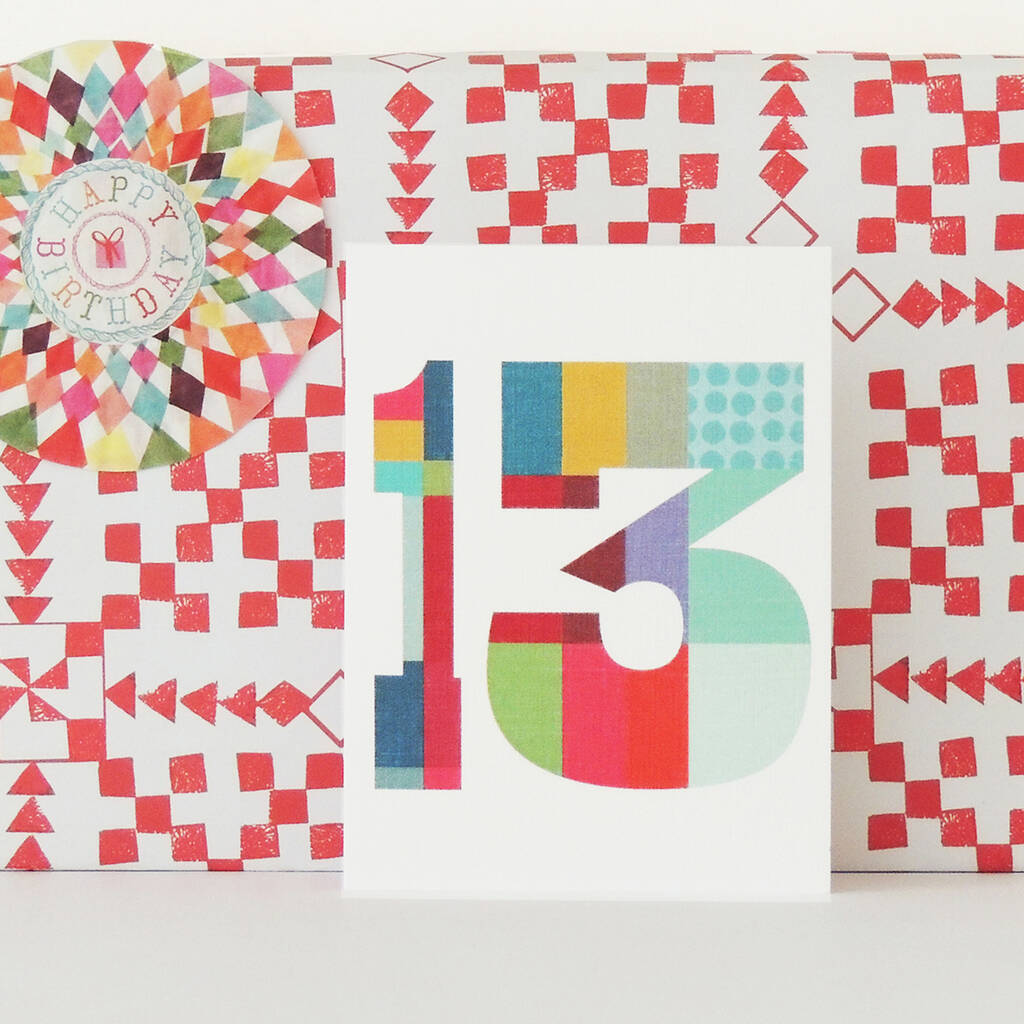 Mini Number Thirteen Card By Kali Stileman Publishing ...