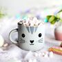 Grey Cat Mug By DingaDing | notonthehighstreet.com
