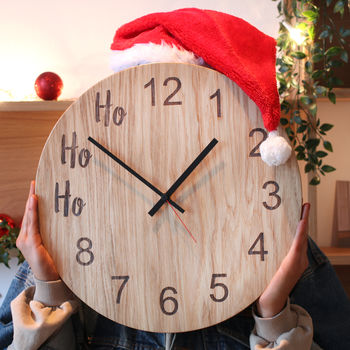 Christmas Clock By James Design | notonthehighstreet.com