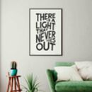 There Is A Light Print By Sketchbook Design | notonthehighstreet.com