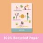 A5 Many Yoga Poses Notebook By Good Tuesday
