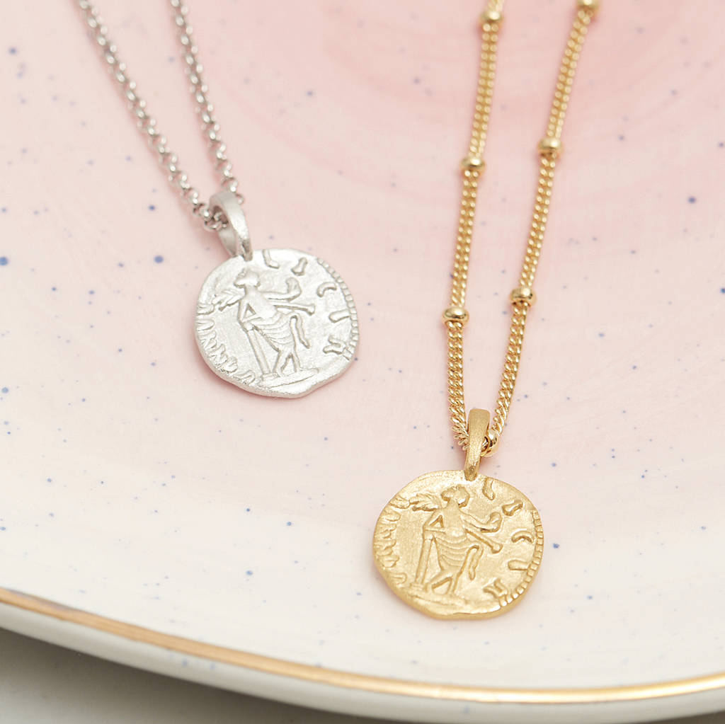 venus roman coin necklace goddess of love by muru talisman ...