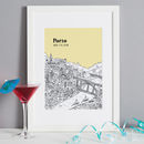 personalised porto print by tessa galloway illustration ...