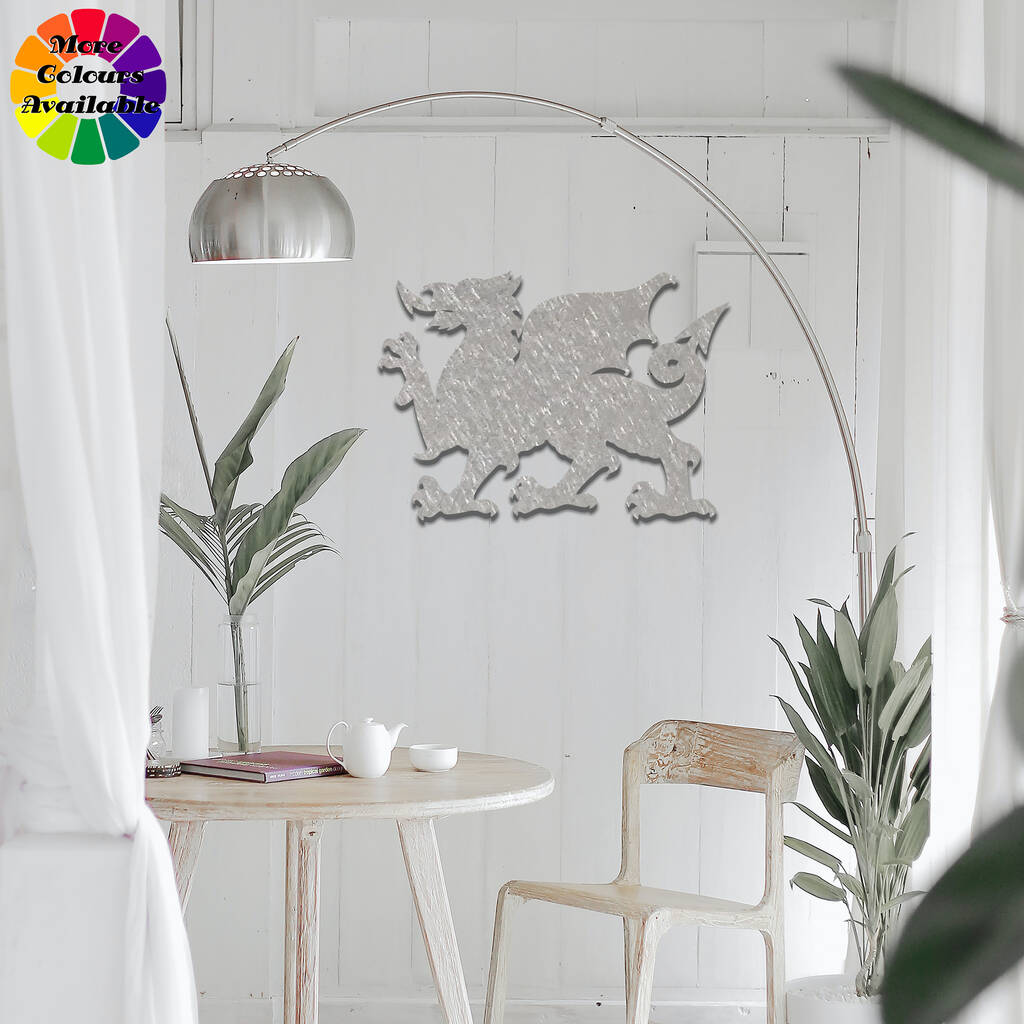 Cymru Welsh Dragon Rusty Metal Dragon Art By Duke Craft ...