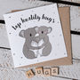 'Top Koality Hugs' Koala Pun Card By Vintage Designs Reborn ...