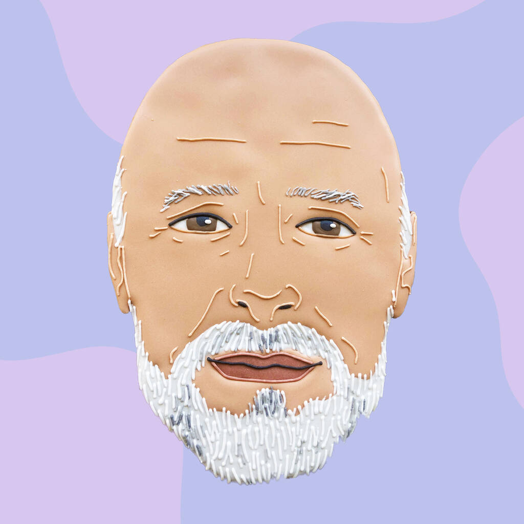 Bespoke Life Sized Portrait Iced Biscuit By Coy Biscuit ...