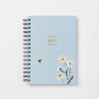 Personalised Wild Daisy 2023 Diary By Martha Brook | notonthehighstreet.com