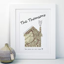Place We Call Home Map Print By Lisa Marie Designs | notonthehighstreet.com