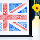 Hand Drawn Union Jack Flag Print By Draw Ink Designs ...