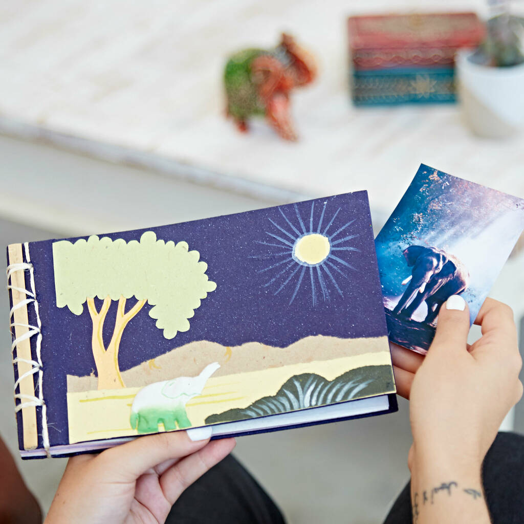 Handcrafted Colourful Eco Elephant Dung Photo Albums By Paper High ...