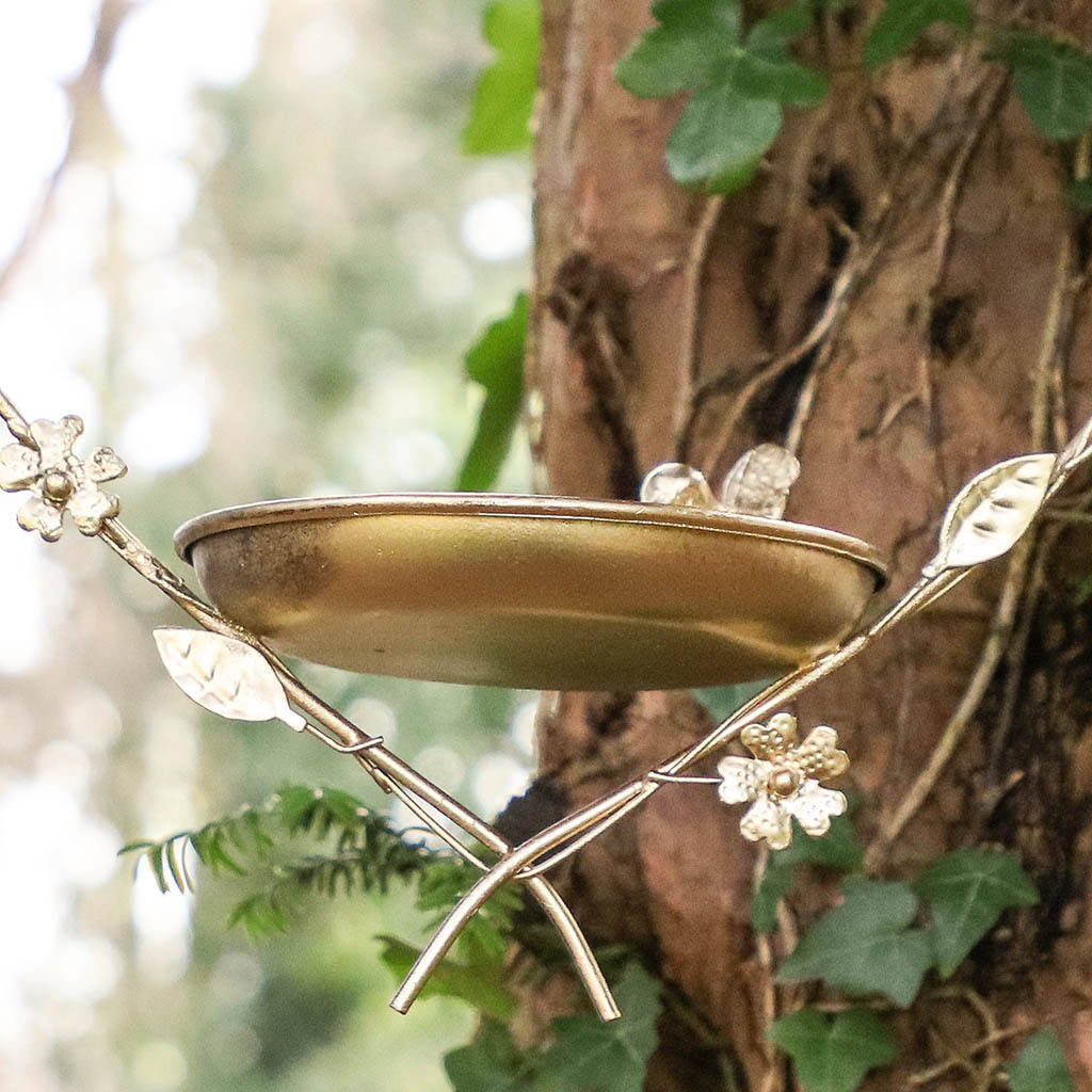 mother's day hanging heart bird dish by dibor | notonthehighstreet.com