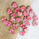 Scatter Love Hearts Wooden Table Confetti By Artcuts ...