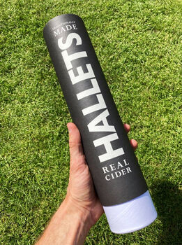 Craft Cider Three Can Gift By Hallets Real Cider | notonthehighstreet.com