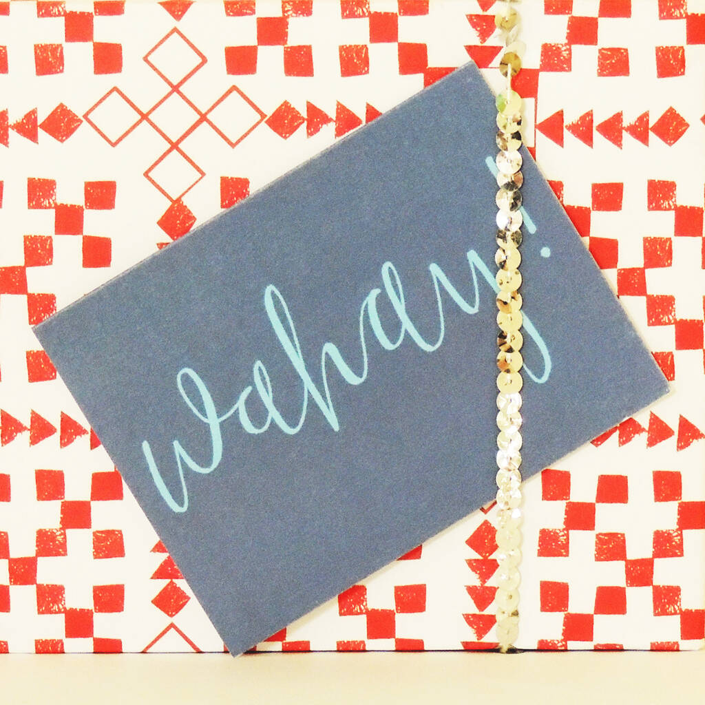 Mini Wahay! Card By Kali Stileman Publishing | notonthehighstreet.com