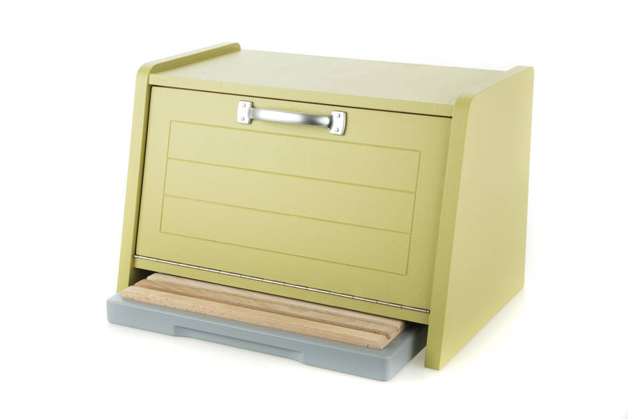 painted bread bin and bread board set by ella's kitchen company ltd ...