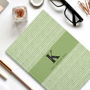 Personalised Monogram Notebook By Letterfest | notonthehighstreet.com