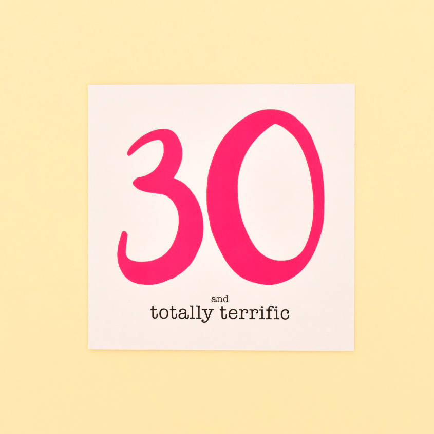30 and totally terrific 30th birthday card by mrs l cards ...
