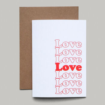Lots Of Love Wedding Anniversary Or Valentine's Card By I Am A ...