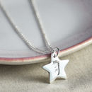 personalised silver handprint footprint necklace by hold upon heart ...