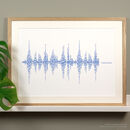 Birmingham Football Song Soundwave Typography Print By Dinkit ...