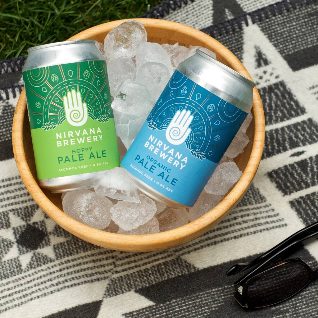 Alcohol Free Six Pack Gift Box Park Picnic No/Low Beer By Nirvana ...