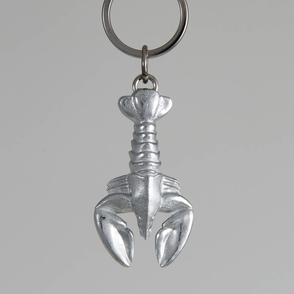 Lobster Pewter Key Ring By Lancaster & Gibbings | notonthehighstreet.com