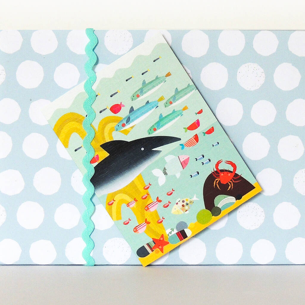 Mini Underwater Greetings Card By Kali Stileman Publishing