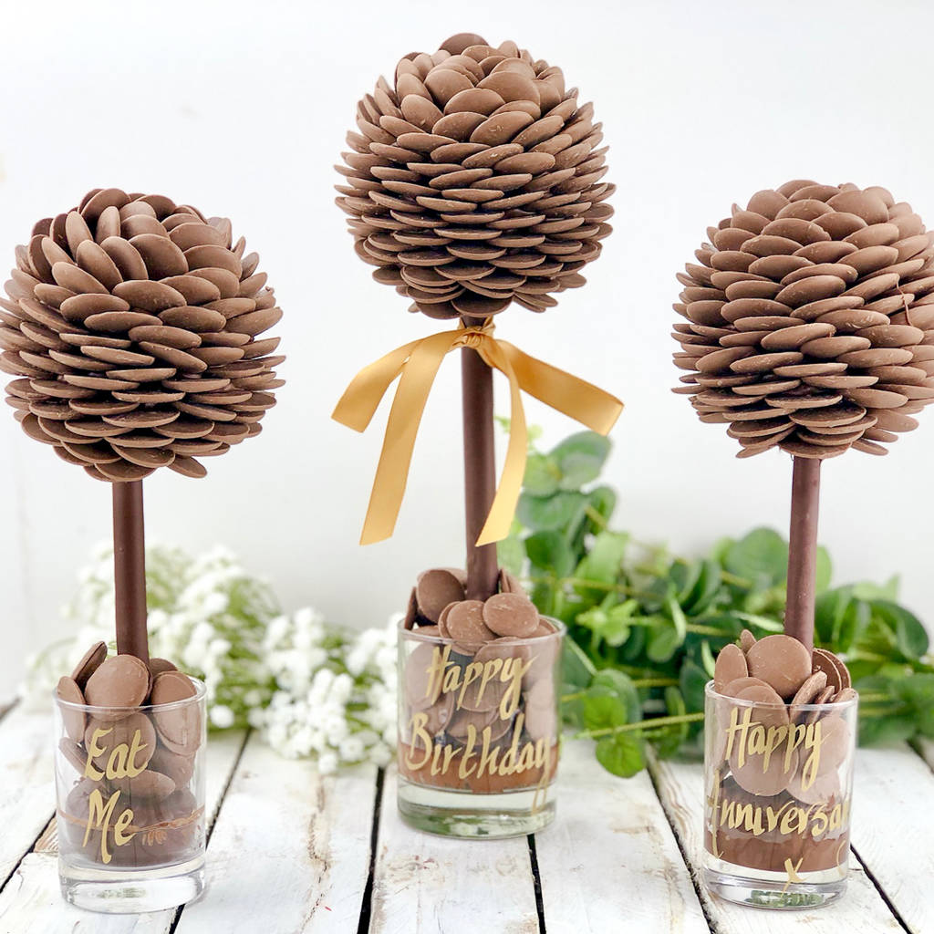 a chocolate tree with cadbury chocolate buttons by sweet trees ...